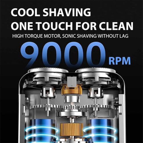 Novashave® - Portable Rotary Dual Ring Electric Shaver – Maydior